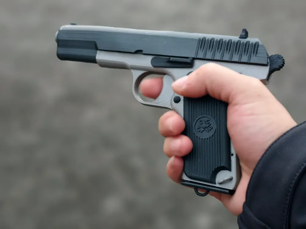 SU Tokarev TT-33 pistol toy model (Fixed) - Free 3D Print Model ...