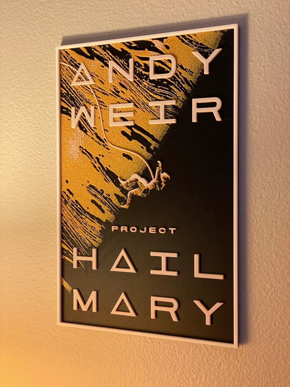 Project Hail Mary Hueforge Book Poster - Free 3D Print Model - MakerWorld