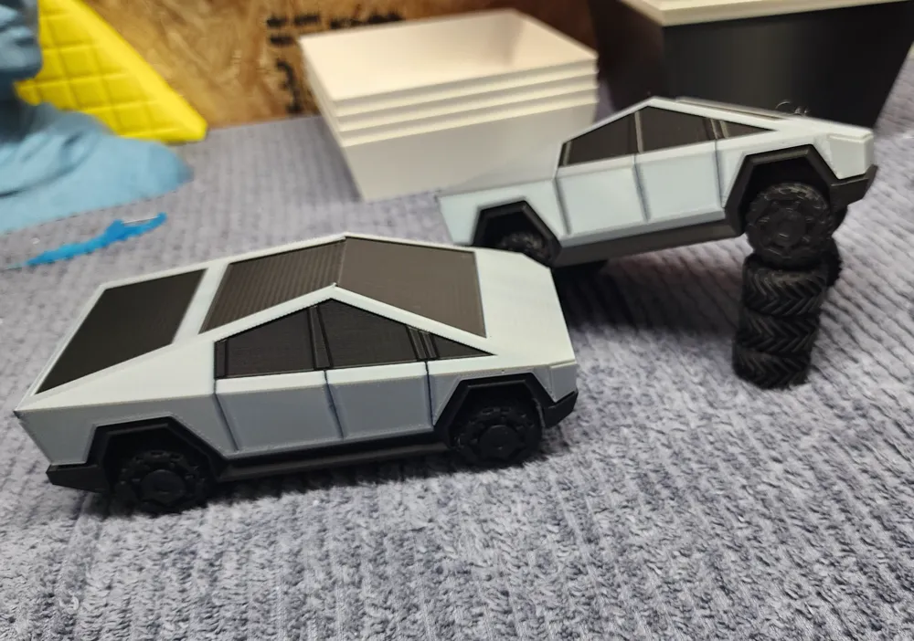 CYBERTRUCK - Print in Place PLUS Remixed by Triple G Workshop ...