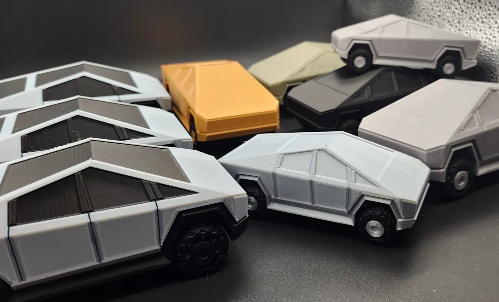 CYBERTRUCK - Print in Place PLUS Remixed by Triple G Workshop ...