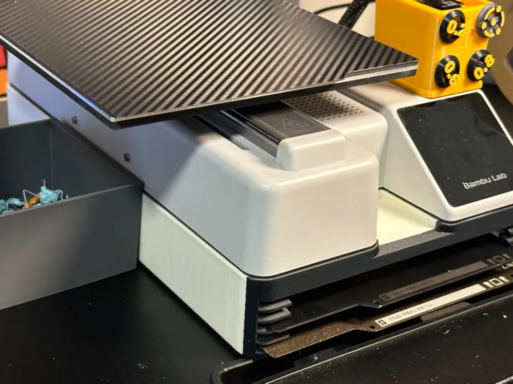 BambuLab A1mini Printer Stand with Plate Organizer by JAV-3D MakerWorld: Download Free 3D Models