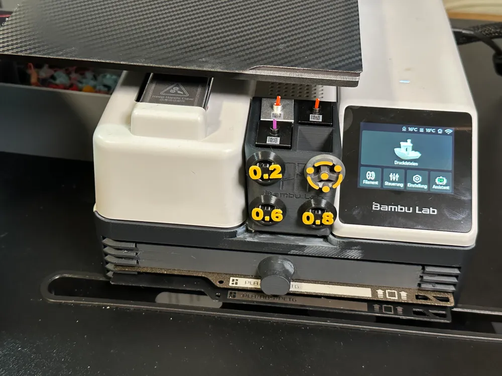 Bambu Lab A1 Mini: Printer Stand with Print Plate Organizer by JAV-3D ...