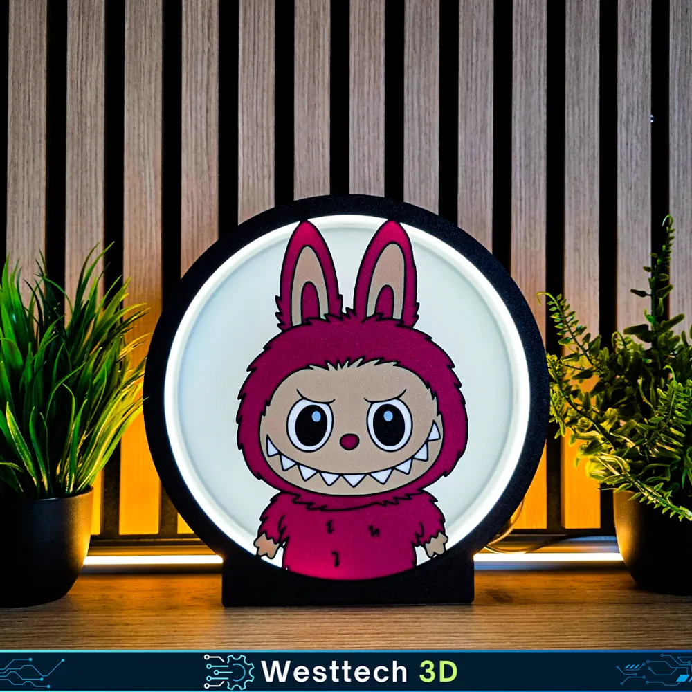 Lámpara LED LABUB por Westtech 3D MakerWorld: Descarga Modelos 3D Gratuitos