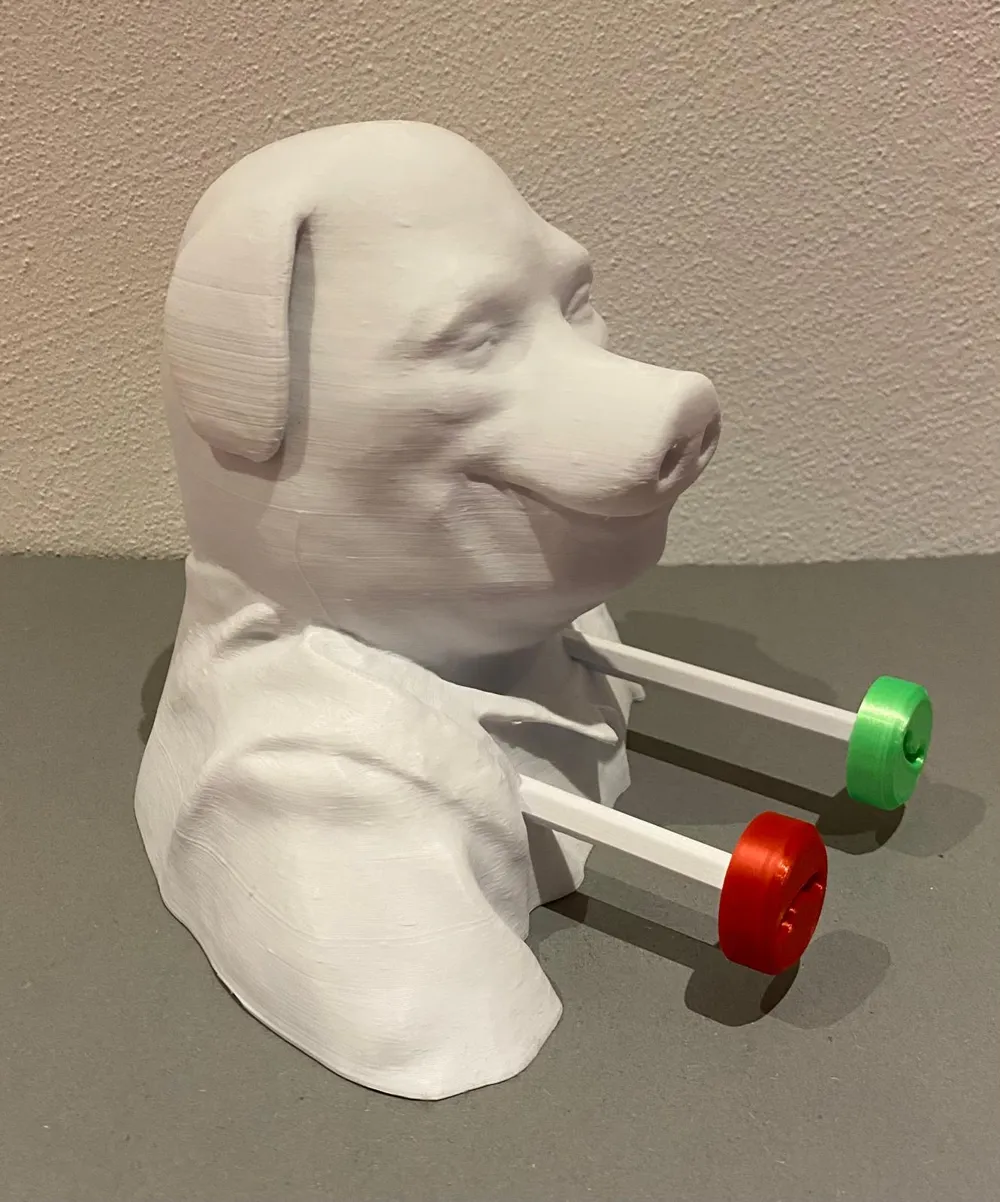 John Pork calling by Hoizer MakerWorld: Download Free 3D Models