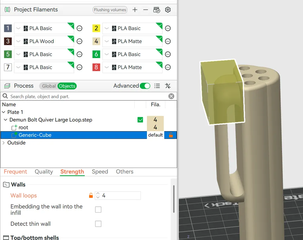 Demun Bolzenköcher Große Gürtelschlaufe – Kostenloses 3D-Druckmodell ...
