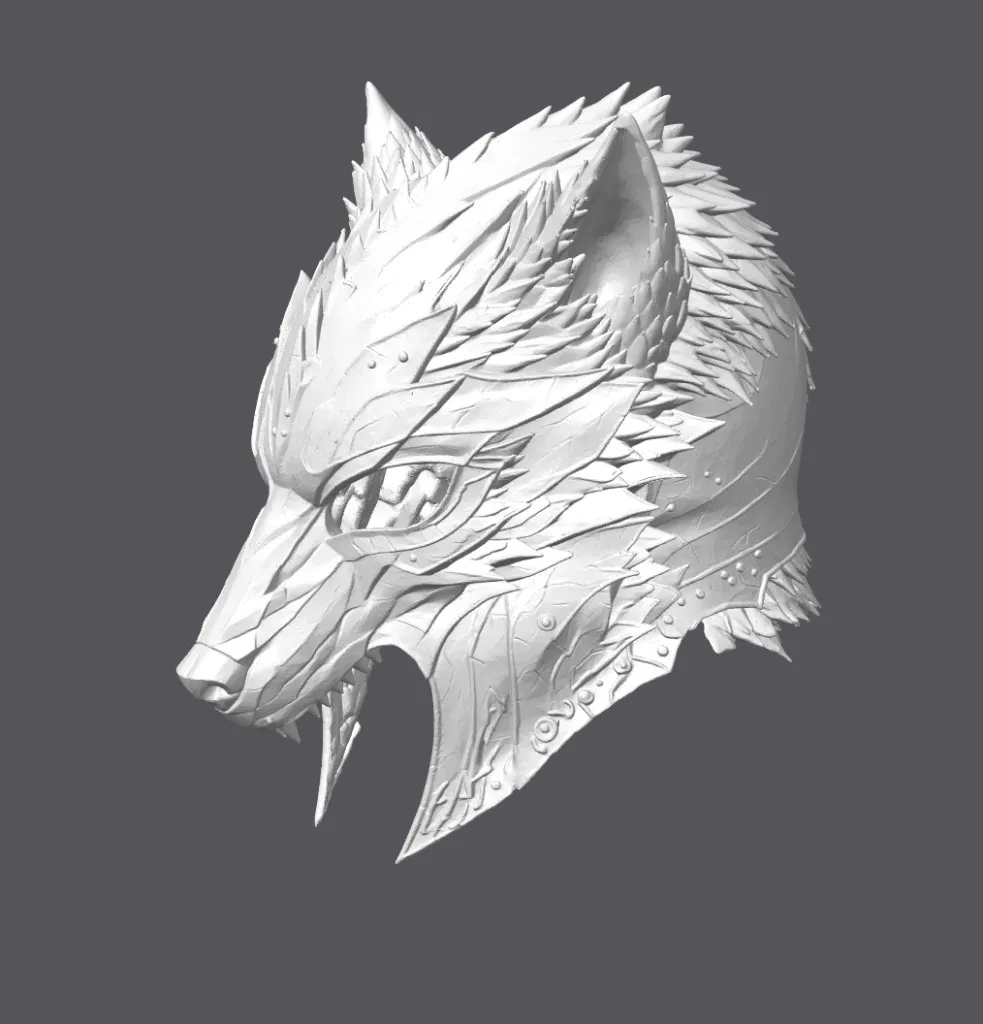 Wolf Slayer Helmet - Free 3D Print Model - MakerWorld