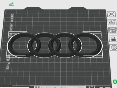 Audi 1.9 TDI Engine Logo - Free 3D Print Model - MakerWorld