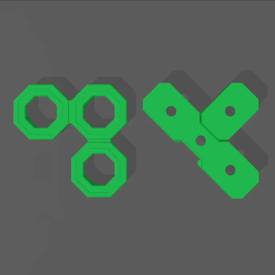 8 mm - Triple Offset MultiBoard Snaps Parts A & B Remixed by Derakkon ...