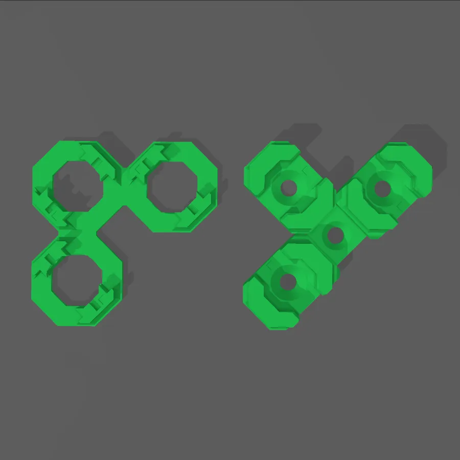 8 mm - Triple Offset MultiBoard Snaps Parts A & B Remixed by Derakkon ...