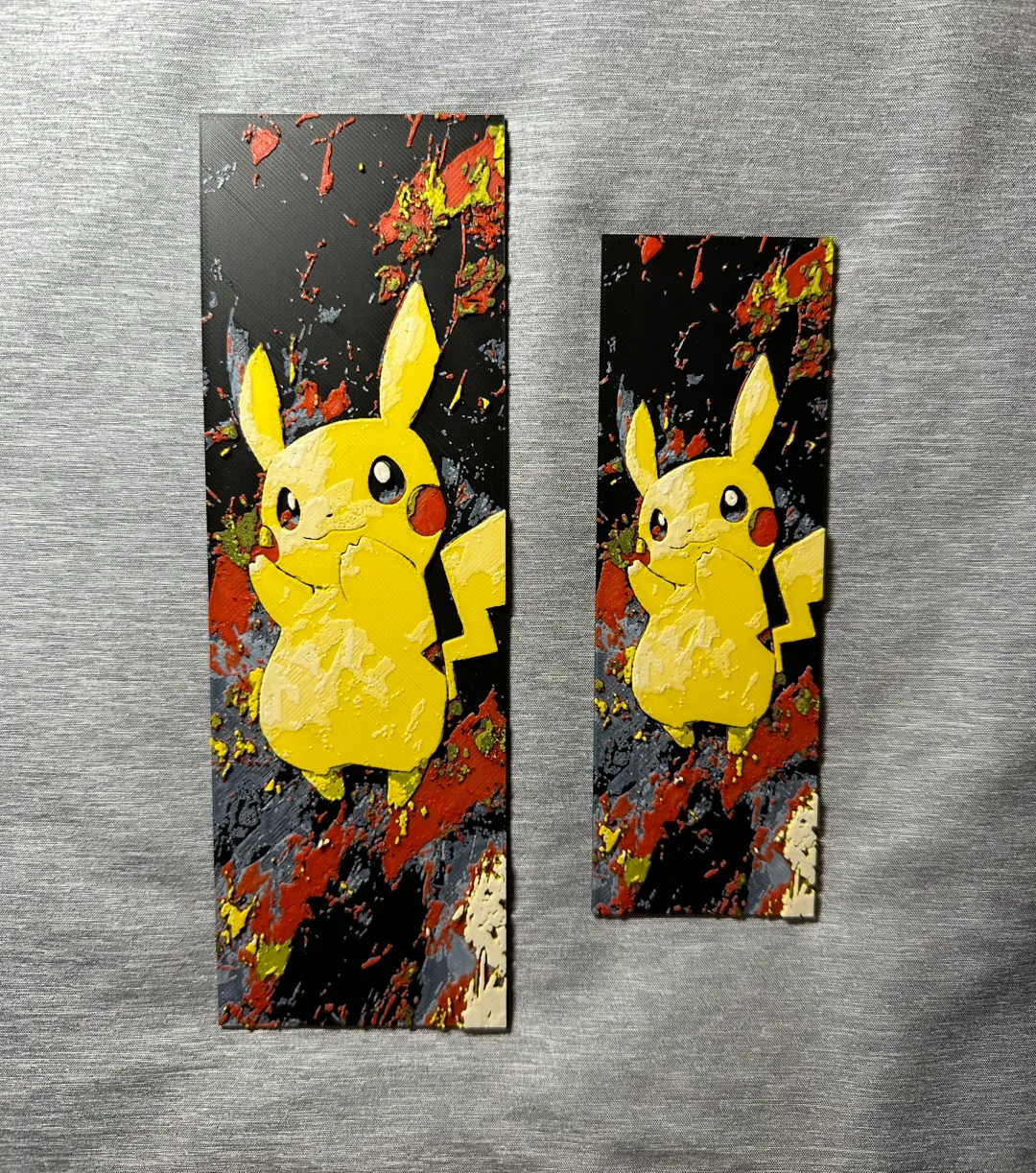 Pikachu Bookmarks - 2 sizes - Free 3D Print Model - MakerWorld