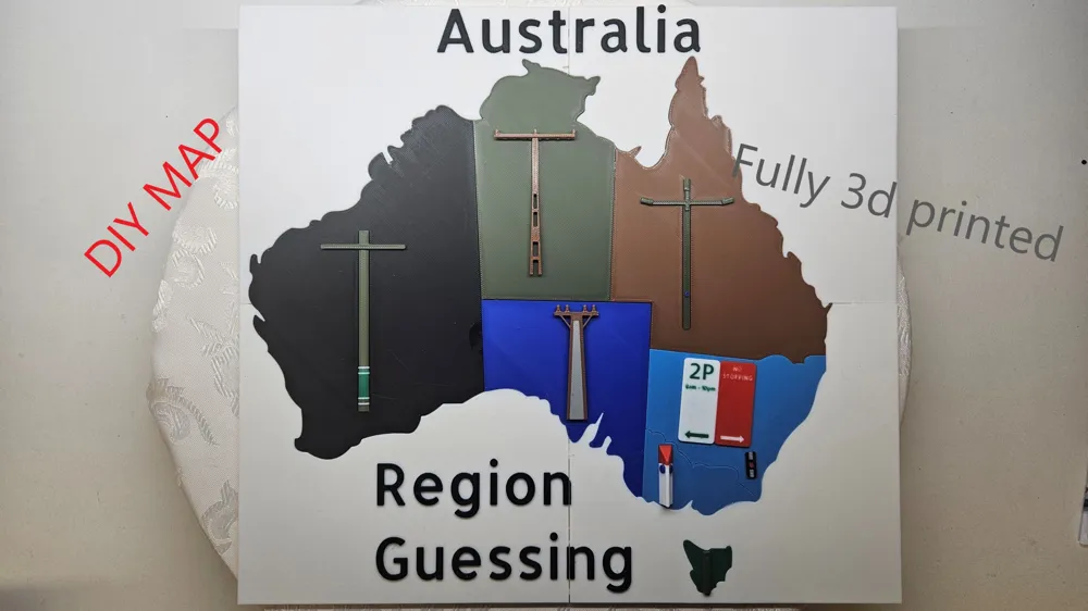 GeoGuessr: Mapa Meta de Australia - Modelo de impresión 3D gratuito ...