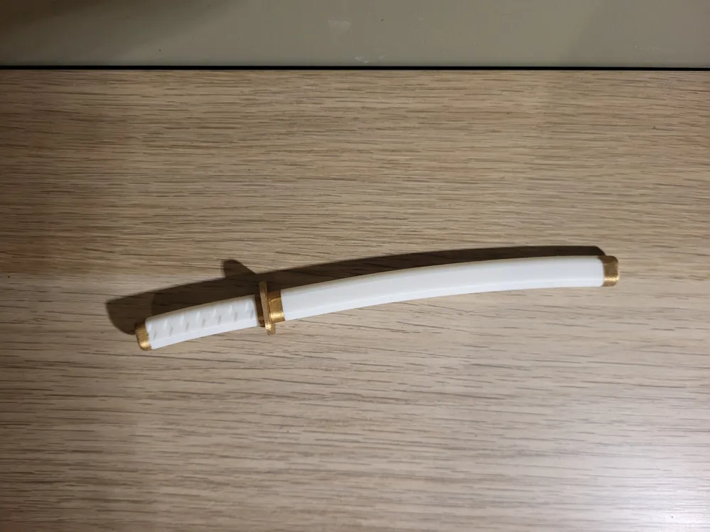 katana em miniatura por 3D PrintTechMakerWorld: Baixe modelos 3D gratuitos