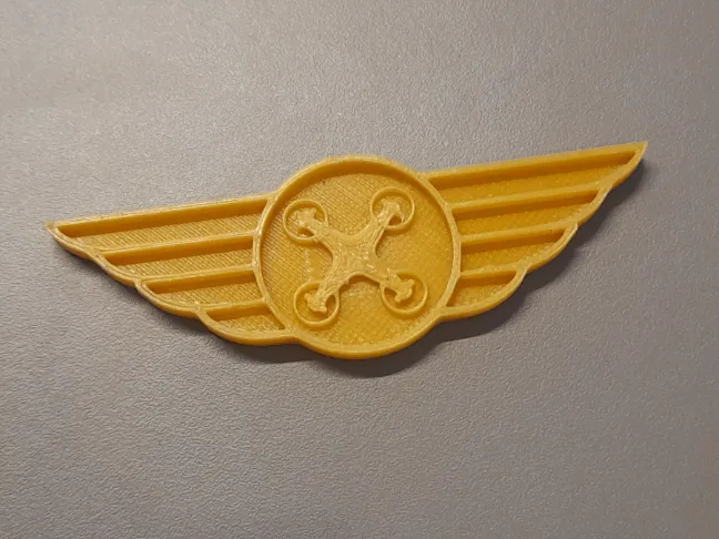 Drone badge - Free 3D Print Model - MakerWorld