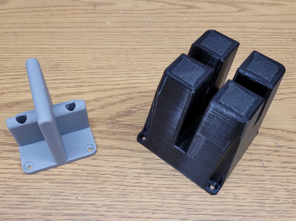 Parallel clamp support block flat wall mount - Free 3D Print Model ...