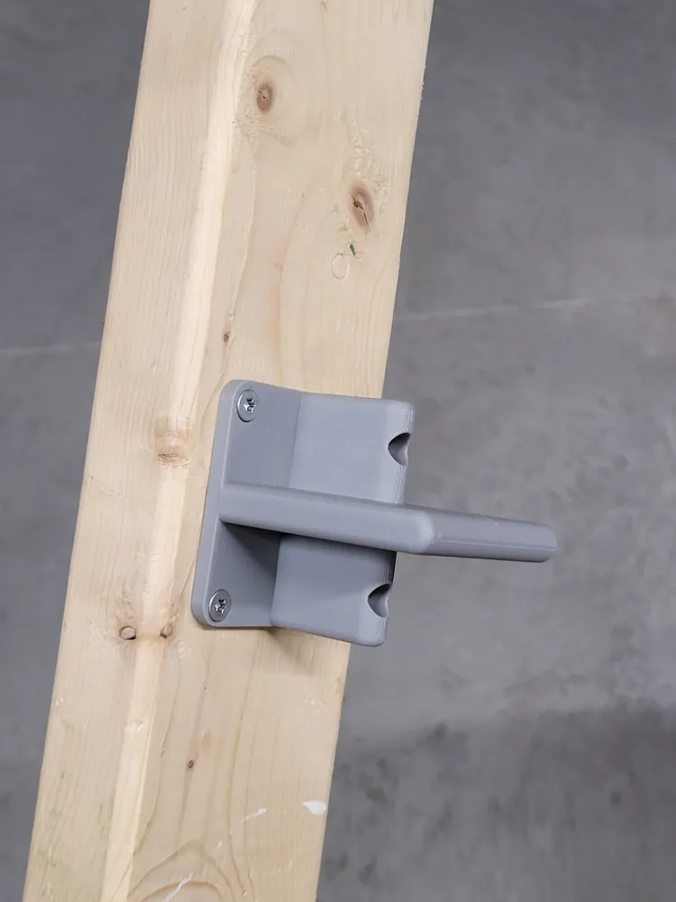 Parallel clamp support block flat wall mount - Free 3D Print Model ...