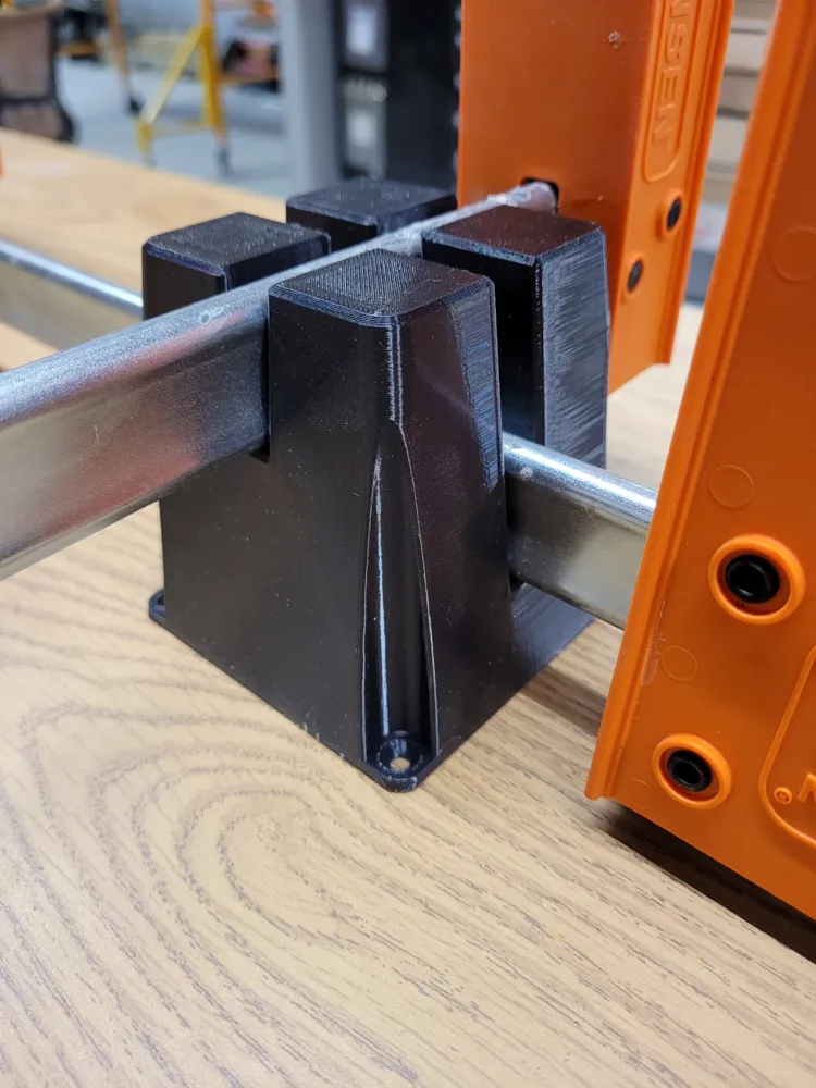 Parallel clamp support block flat wall mount - Free 3D Print Model ...