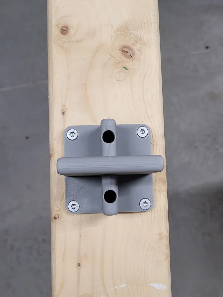 Parallel clamp support block flat wall mount - Free 3D Print Model ...