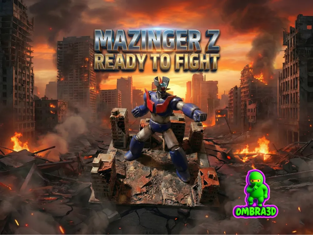 Mazinger Z – Ready to Fight - Free 3D Print Model - MakerWorld