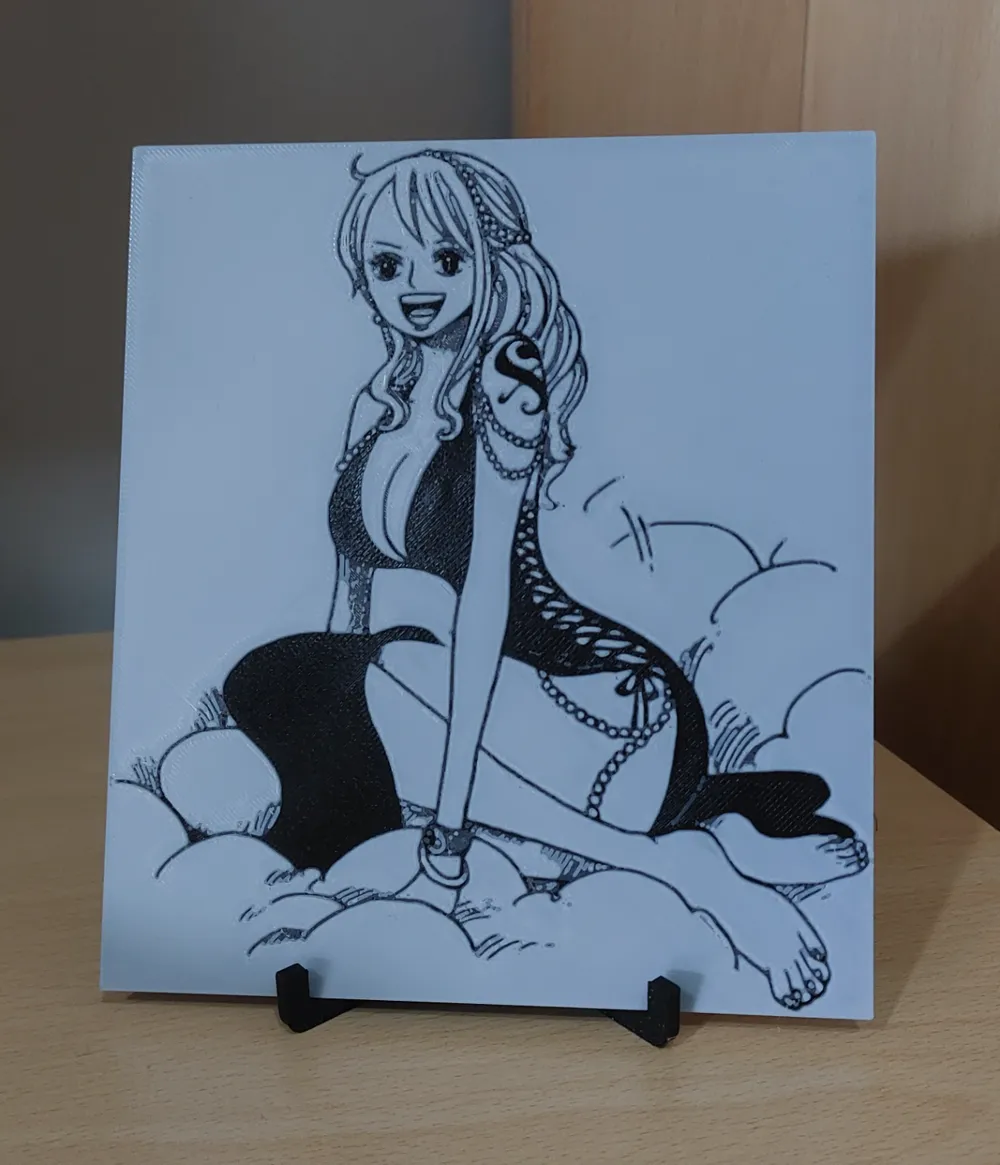 Nami One Piece - HueForge by Luca Dilo - MakerWorld