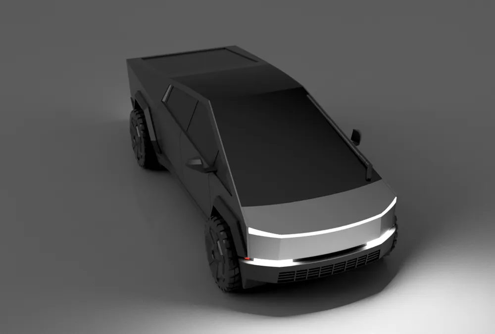 Your best free Tesla Cybertruck 1:16 - Free 3D Print Model - MakerWorld