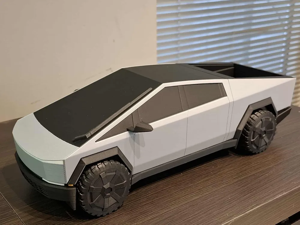 Your best free Tesla Cybertruck 1:16 - Free 3D Print Model - MakerWorld