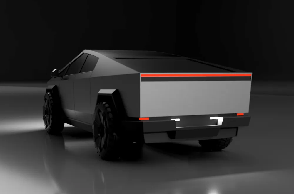 Your best free Tesla Cybertruck 1:16 - Free 3D Print Model - MakerWorld