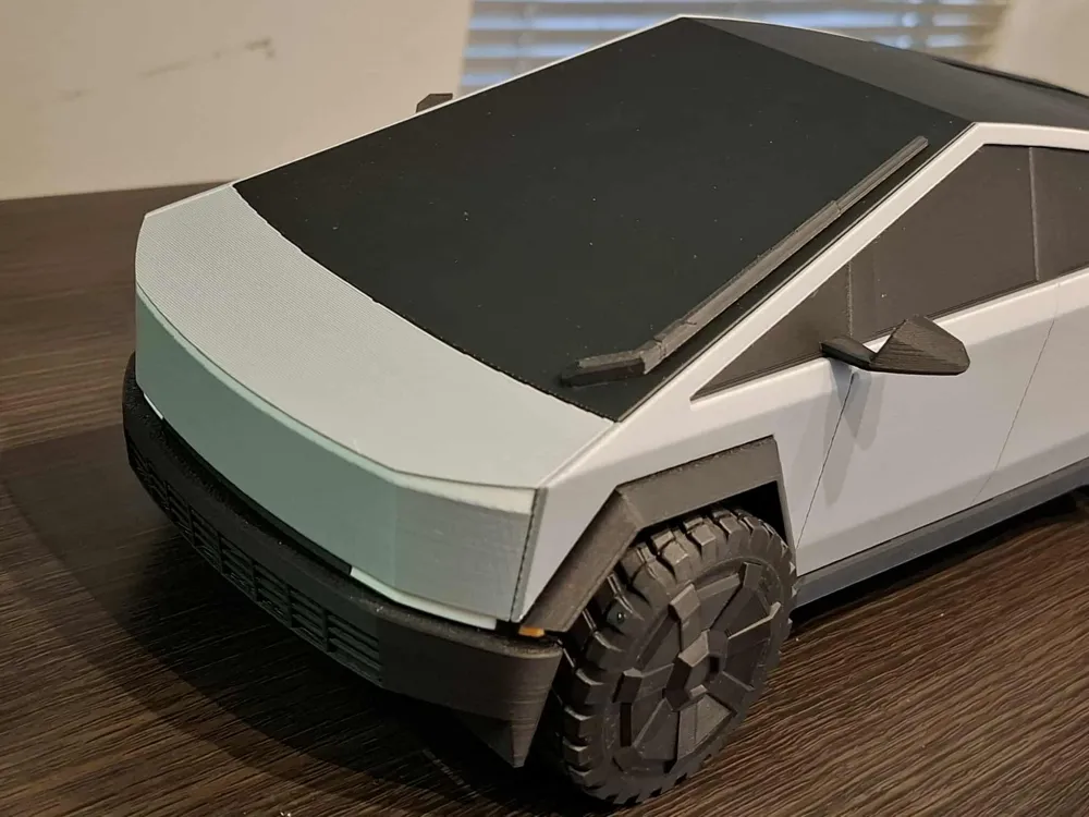 Your best free Tesla Cybertruck 1:16 - Free 3D Print Model - MakerWorld