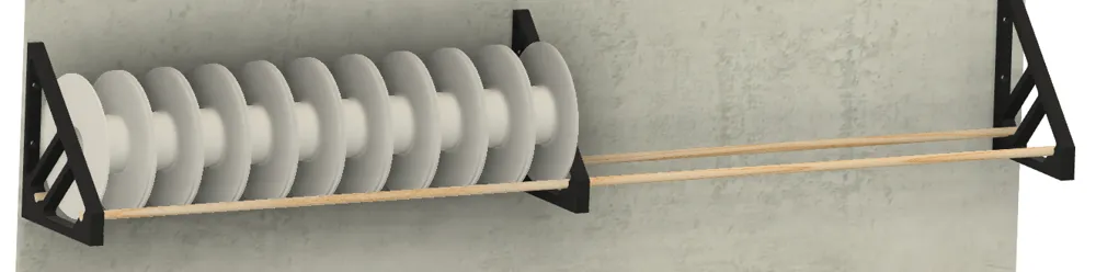 Filament Shelf Bracket by schollenberger59 - MakerWorld