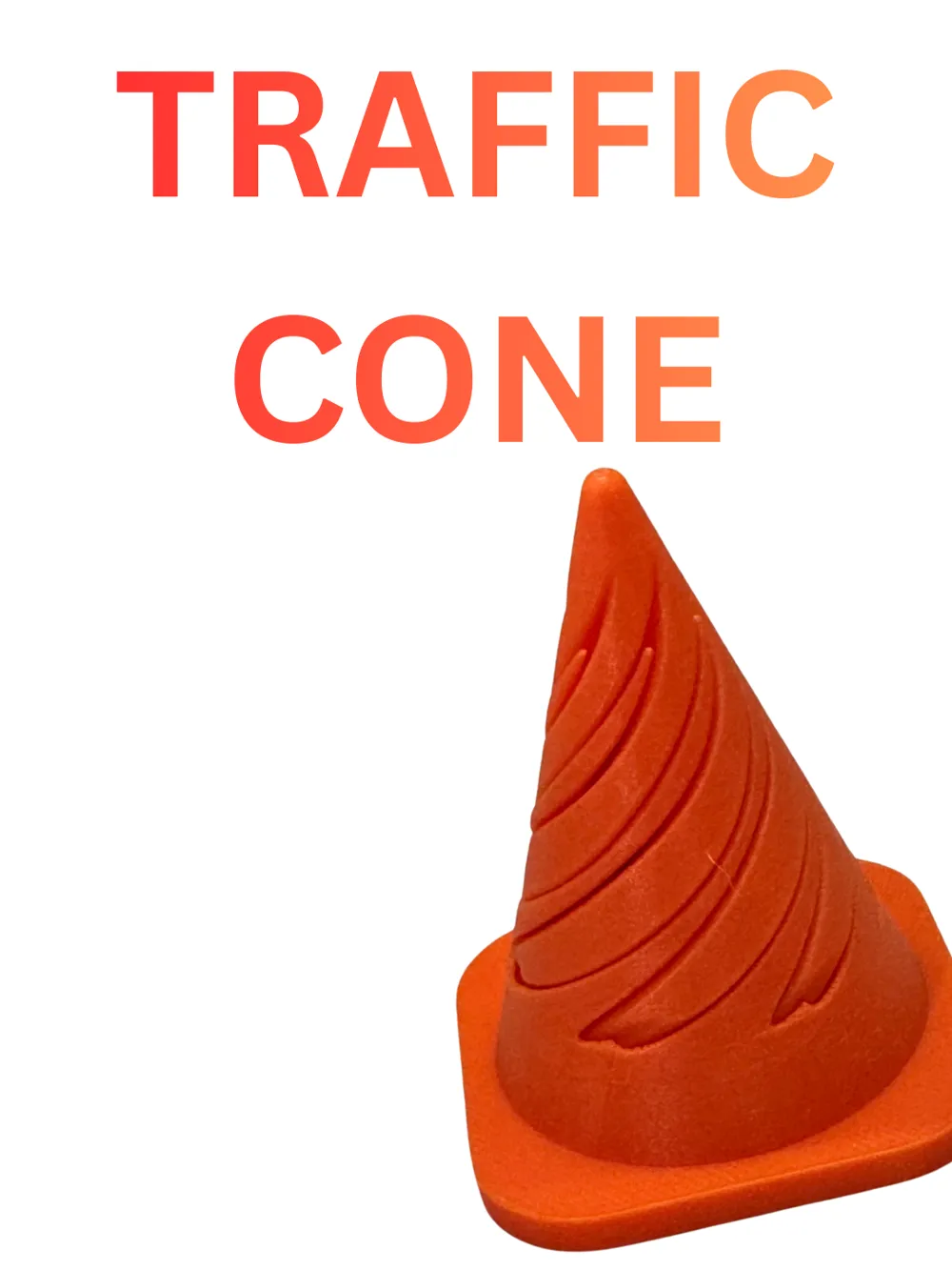Traffic Cone Pass-through - Free 3D Print Model - MakerWorld