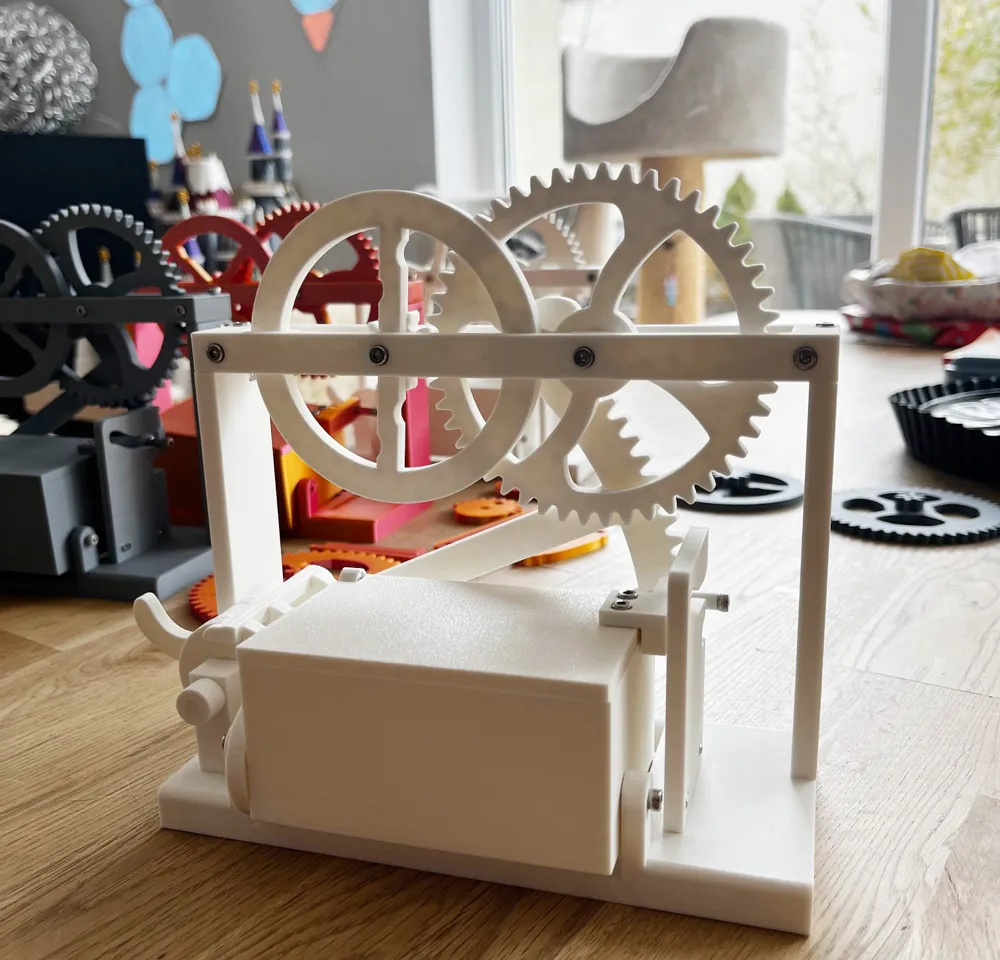 Automatic Gear Box – Mechanical Surprise Box - Free 3D Print Model ...
