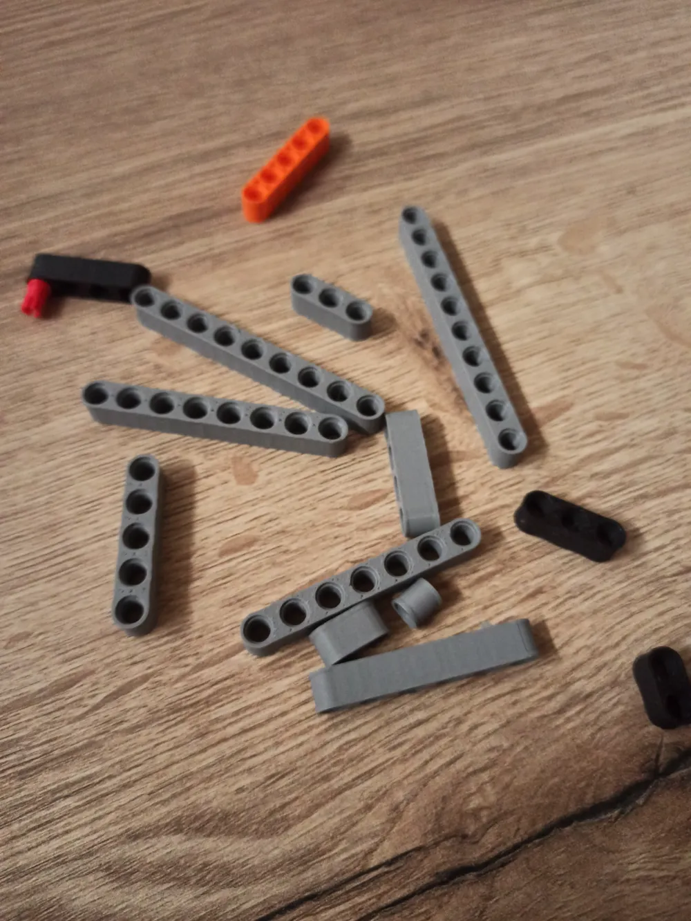 Legotechnic compatible straight beams set by Jerryie - MakerWorld