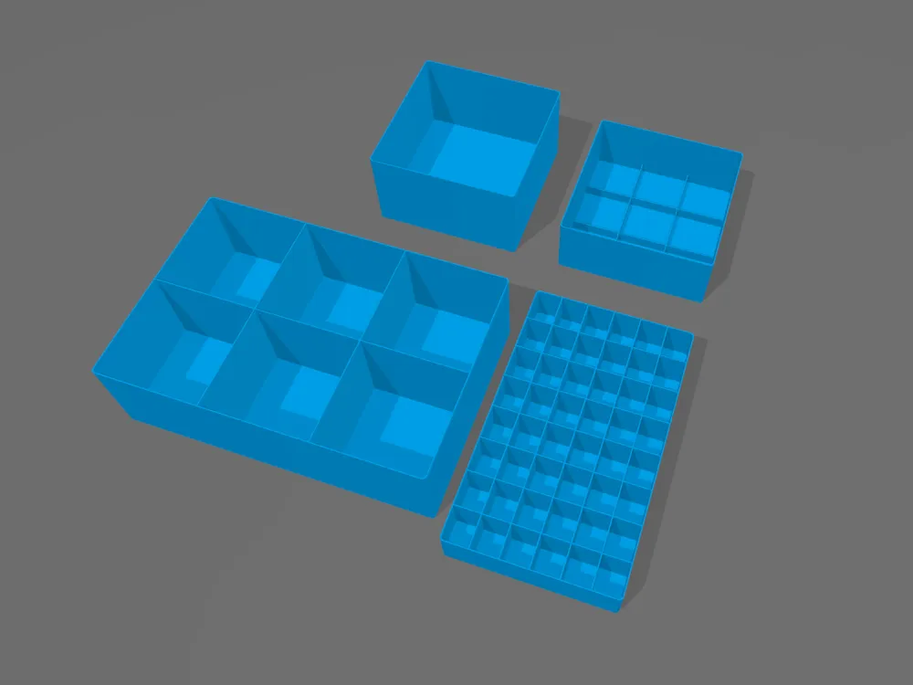 Customizable parametric boxes/bins by Tobster093 - MakerWorld