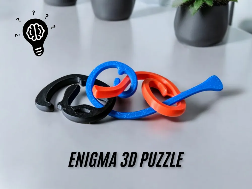 Hanayama Enigma Puzzle Brain Teaser by Sanciio - MakerWorld