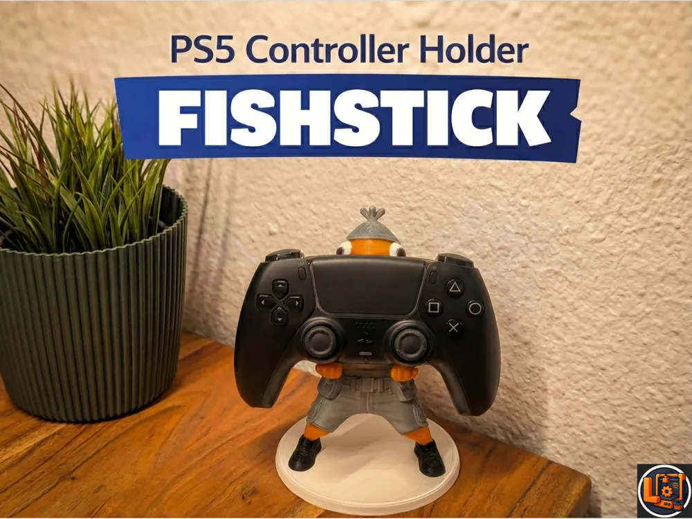 PS5 Controller Holder – Fortnite Fishstick Stand - Free 3D Print Model ...