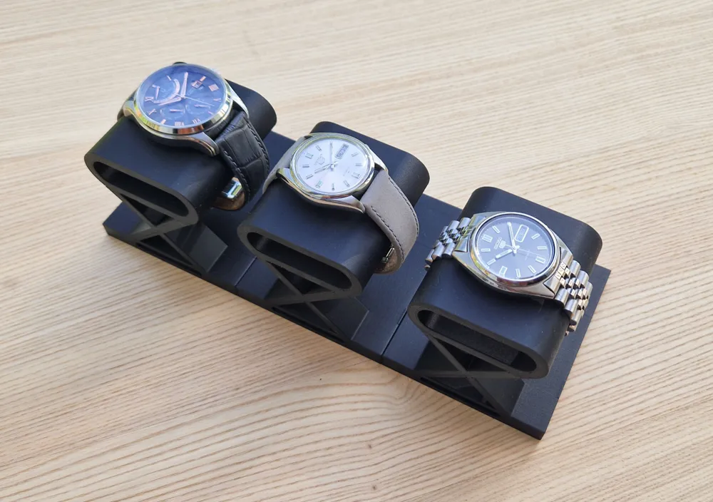 MODULAR Watch Stand Holder Customizable System by Artur MakerWorld: Download Free 3D Models