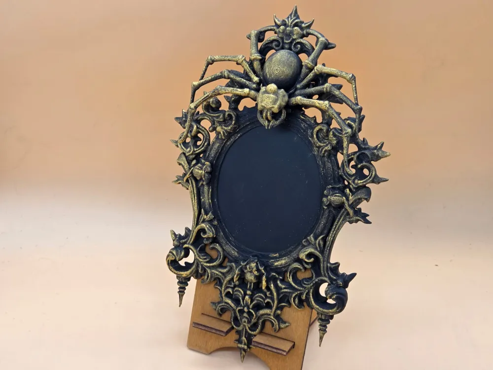 Gothic Spider Frame – Decorative Picture Frame - Free 3D Print Model ...