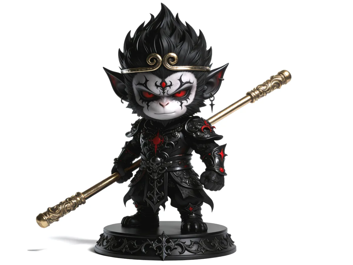 Demon Monkey Sun Wukong - Free 3D Print Model - MakerWorld