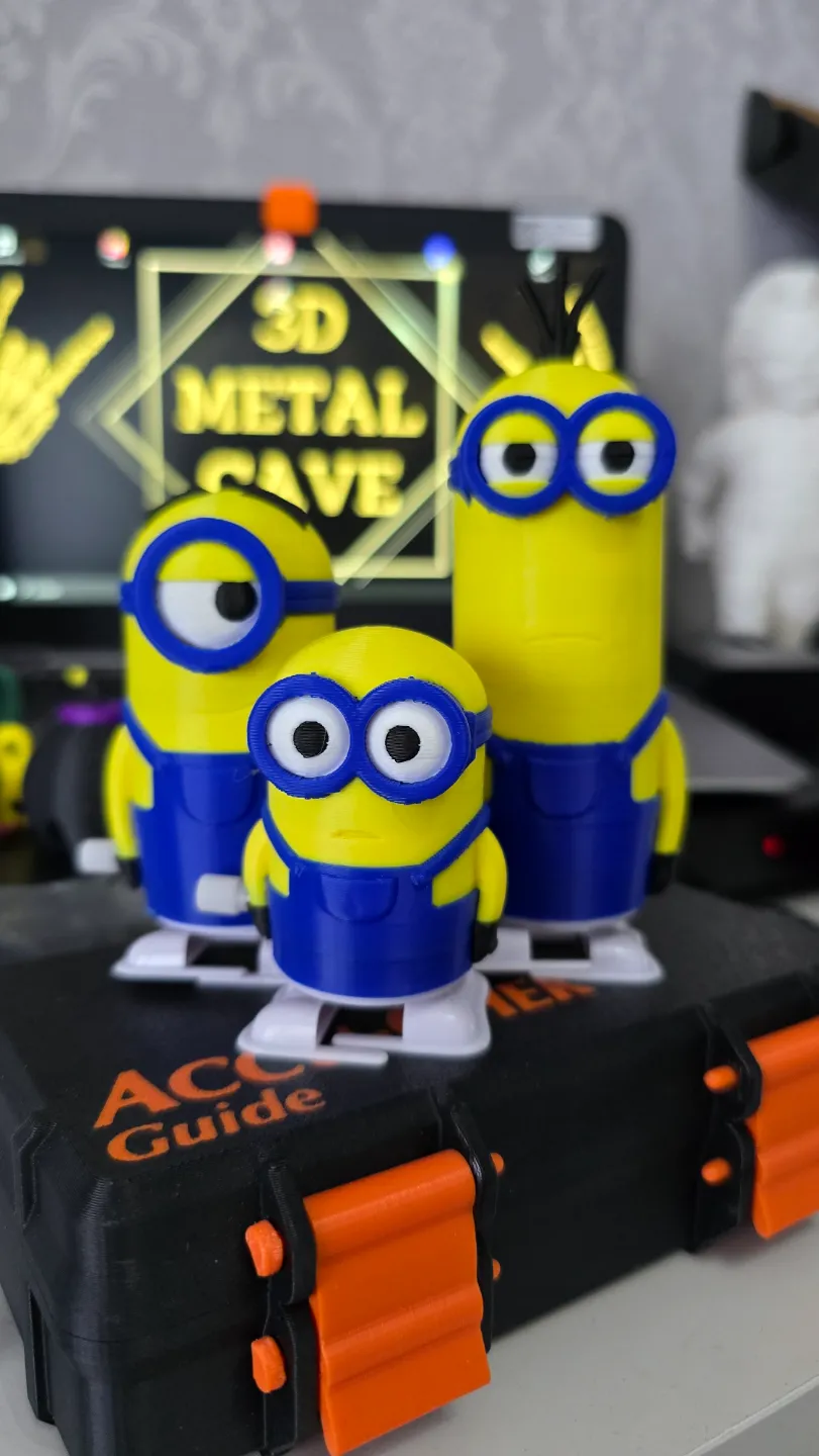 Minions Stuart , Bob und Kevin Wind-Up Walking Remixed by 3DMetalCave ...