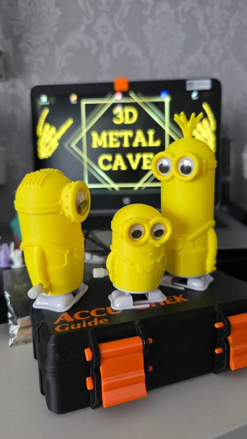 Minions Stuart , Bob und Kevin Wind-Up Walking Remixed by 3DMetalCave ...