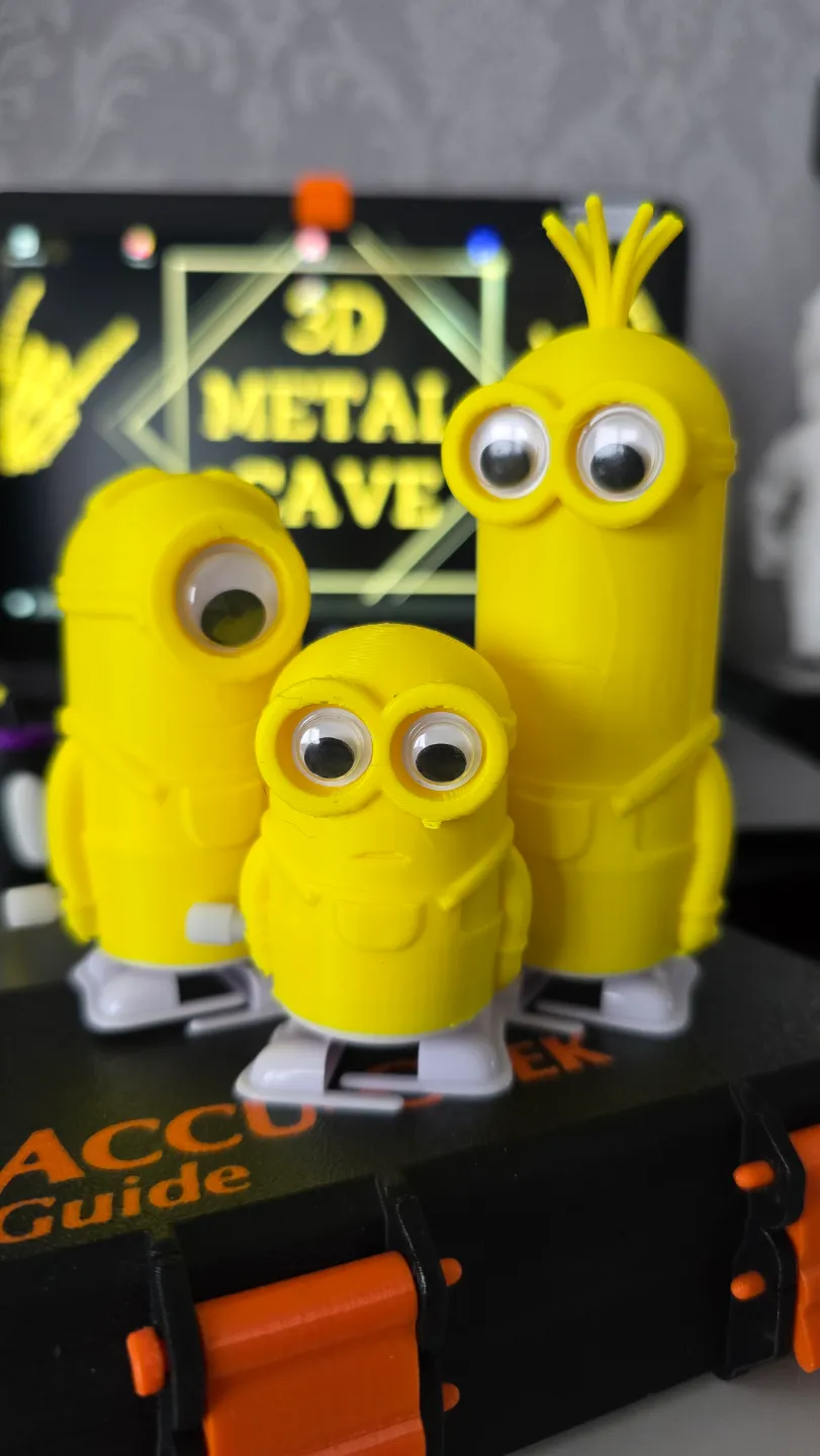 Minions Stuart , Bob und Kevin Wind-Up Walking Remixed by 3DMetalCave ...