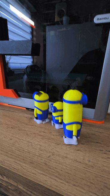 Minions Stuart , Bob und Kevin Wind-Up Walking Remixed by 3DMetalCave ...