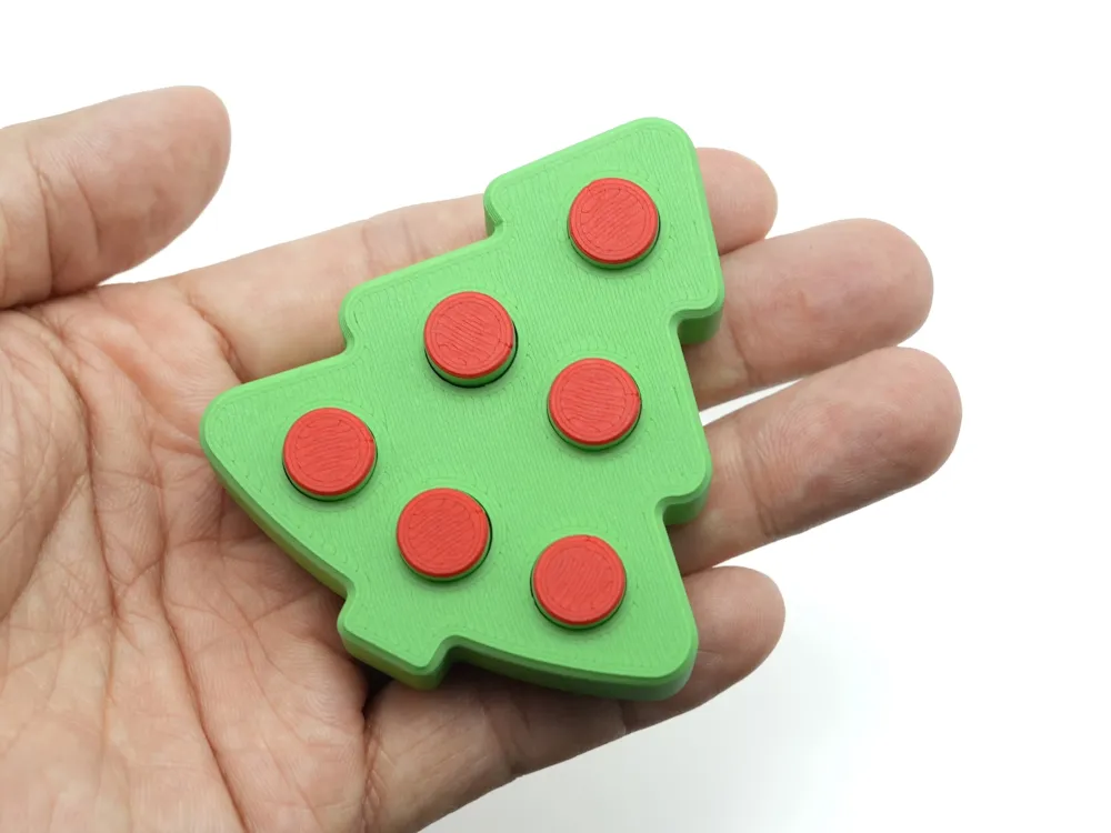 Bubble Pop Christmas Tree (Fidget Toy) by Kong 3D MakerWorld: Download ...