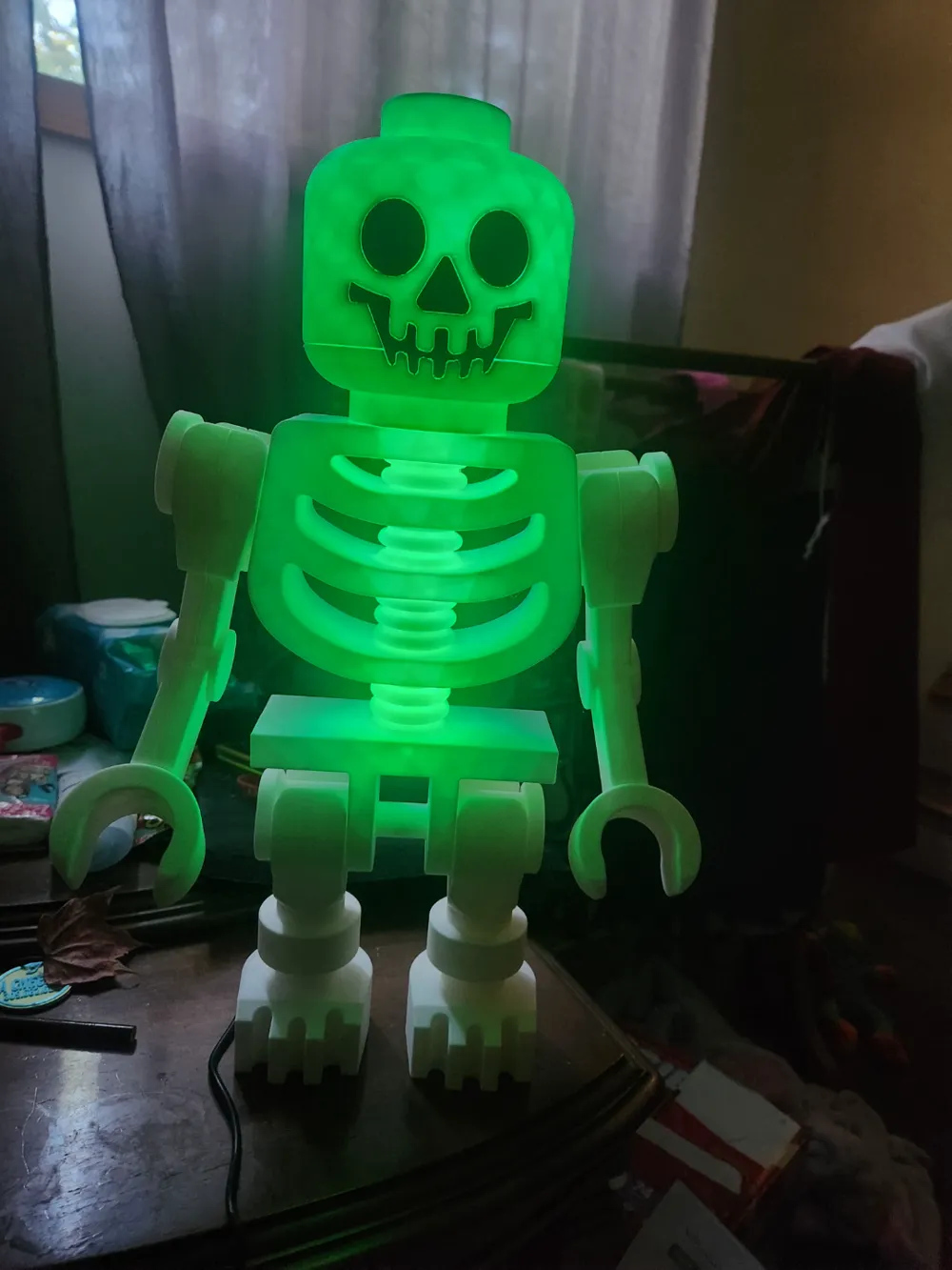 Mega Lego-like Skeleton -- Lighted Remixed by nnamrakk - MakerWorld
