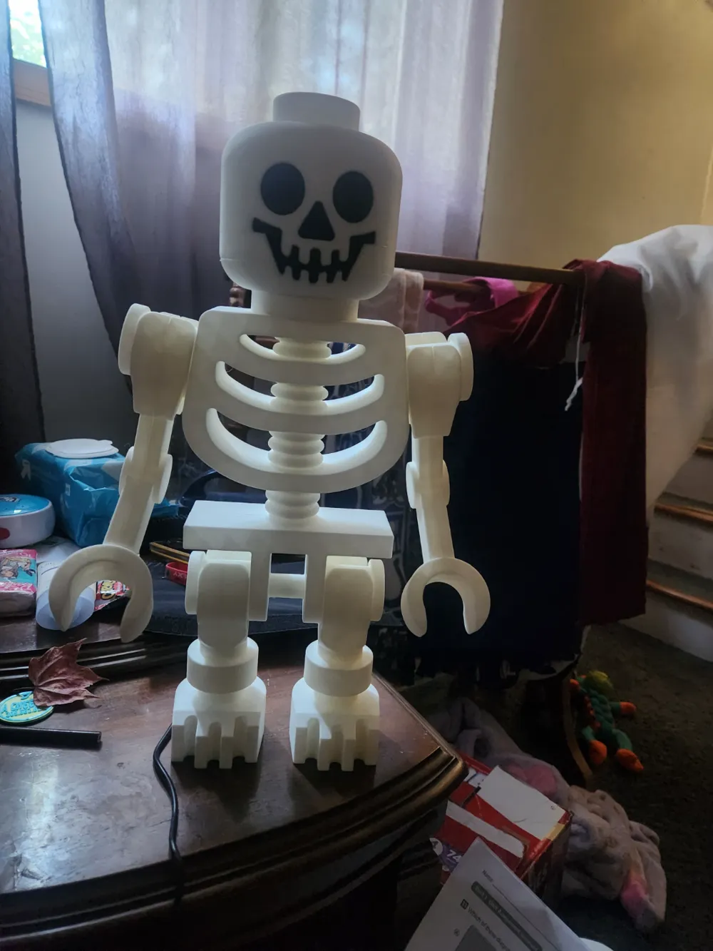 Mega Lego-like Skeleton -- Lighted - Free 3D Print Model - MakerWorld