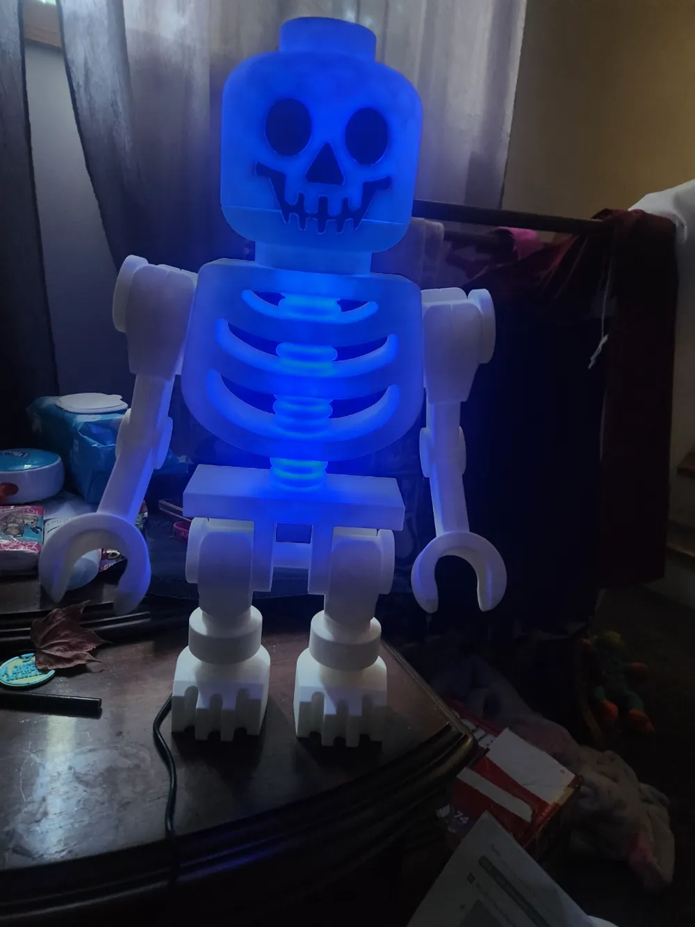 Mega Lego-like Skeleton -- Lighted - Free 3D Print Model - MakerWorld
