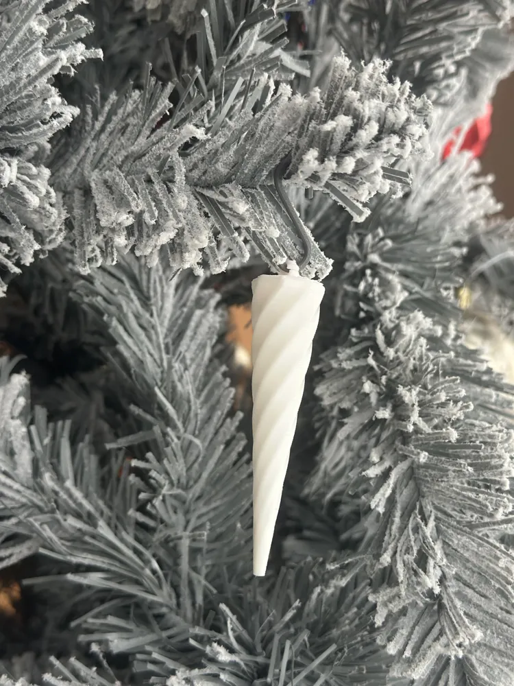 Icicle bauble - Christmas 2025 Essentials - Free 3D Print Model ...