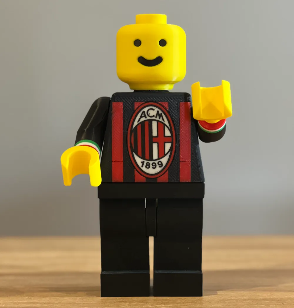 Serie A Brickman - AC Milan by Jandaa - MakerWorld
