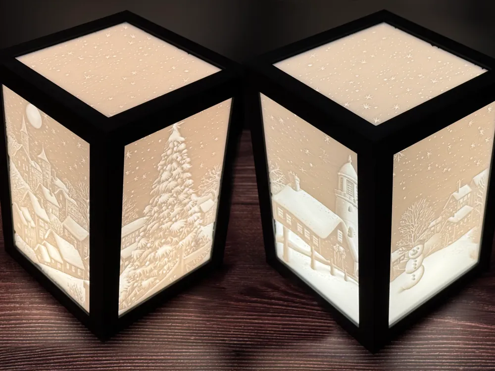 Modular Lantern - Lithophane Edition - Free 3D Print Model - MakerWorld