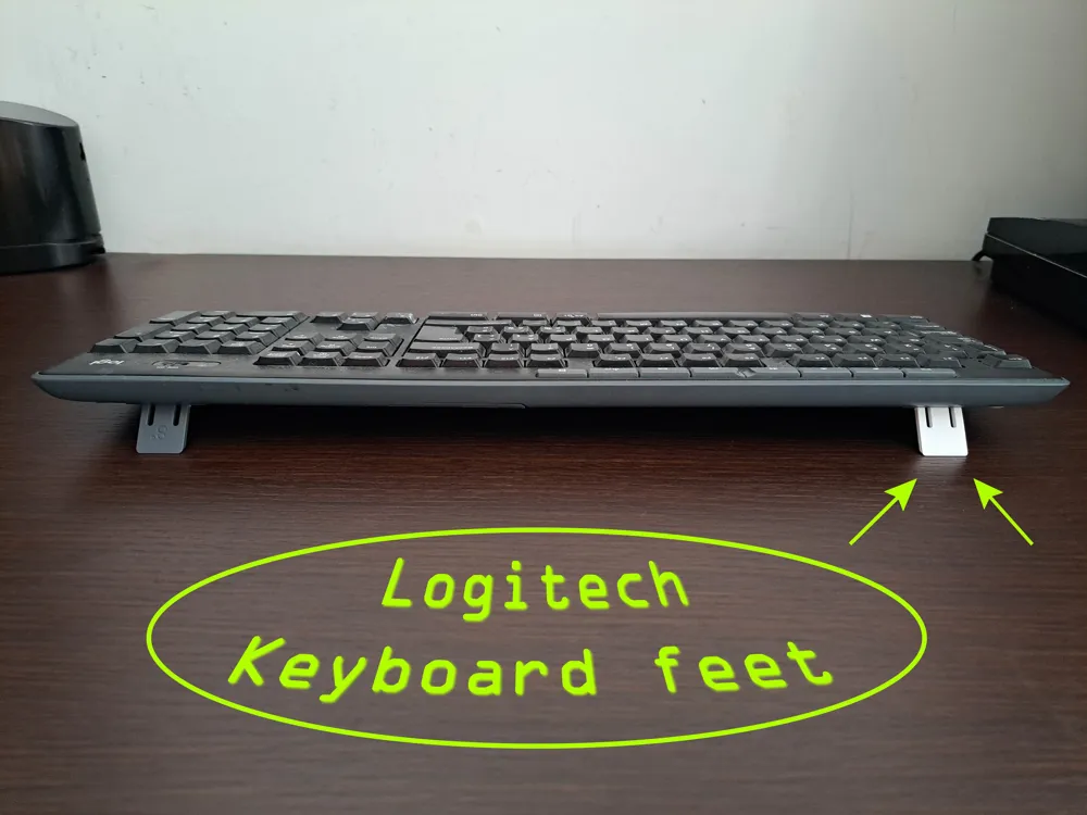 Logitech keyboard feet k270 - Free 3D Print Model - MakerWorld