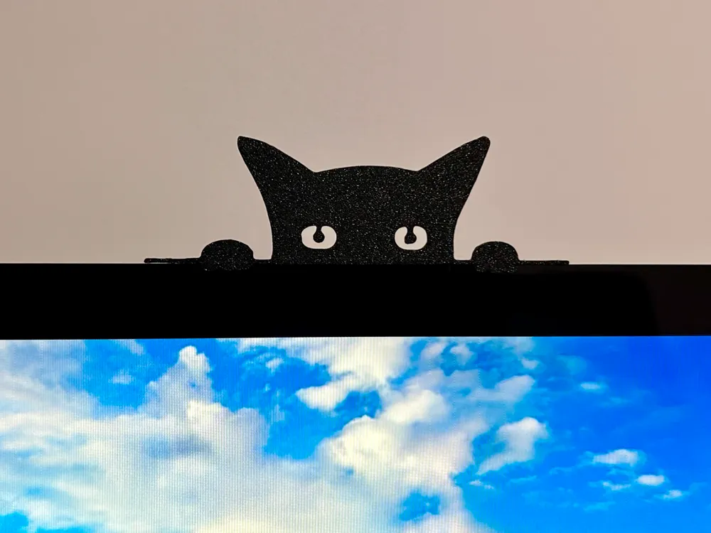 Cat on monitor - Free 3D Print Model - MakerWorld